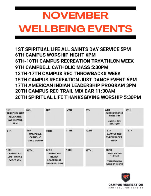 Fitness Programs and Classes | Campus Recreation | Campbell University