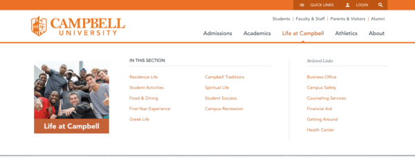 Web - Brand | Campbell University
