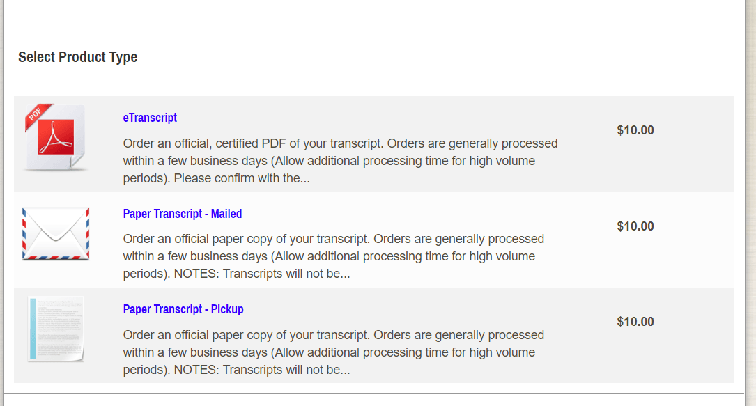 Transcript, MSPE & Professional Liability Requests - School of ...