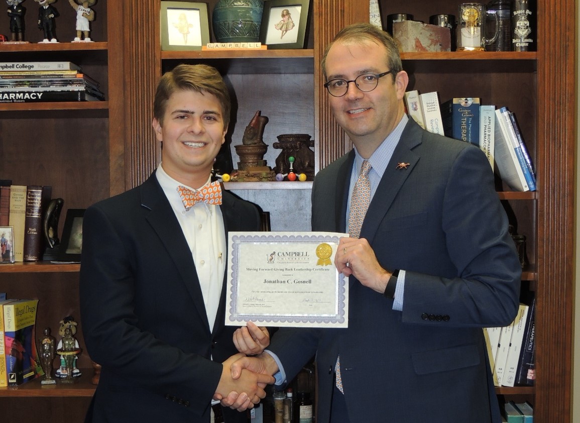 Congratulations Jonathan Gosnell! - News | Campbell University