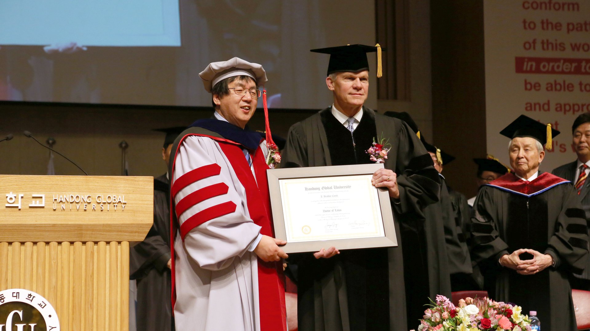 Creed awarded honorary doctorate in South Korea - News | Campbell ...