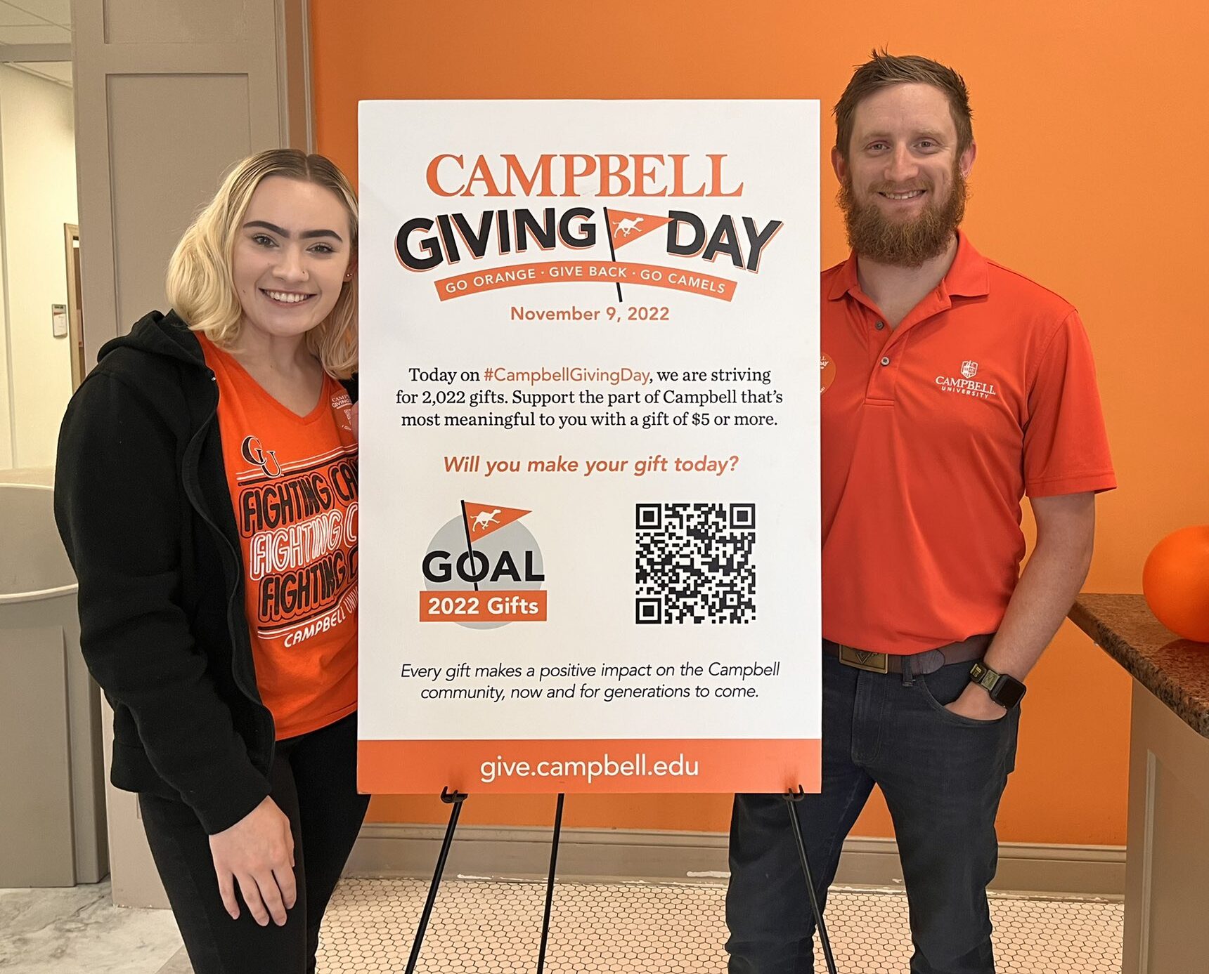Campbell Giving Day hits record gift count - News | Campbell University