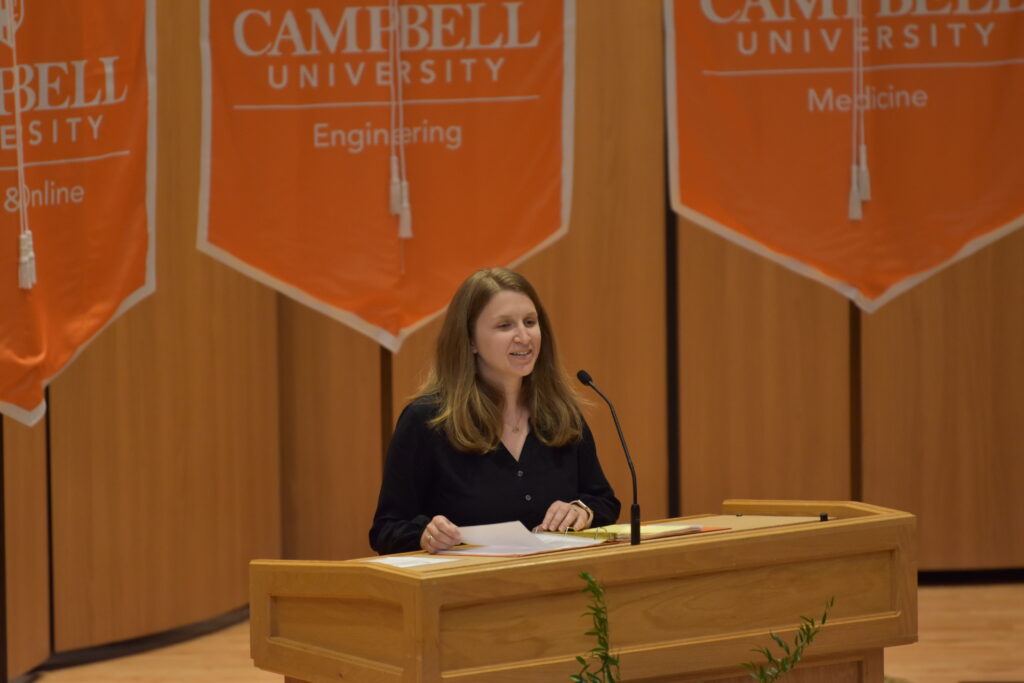Nursing program honors 47 students in pinning ceremony - News | Campbell University