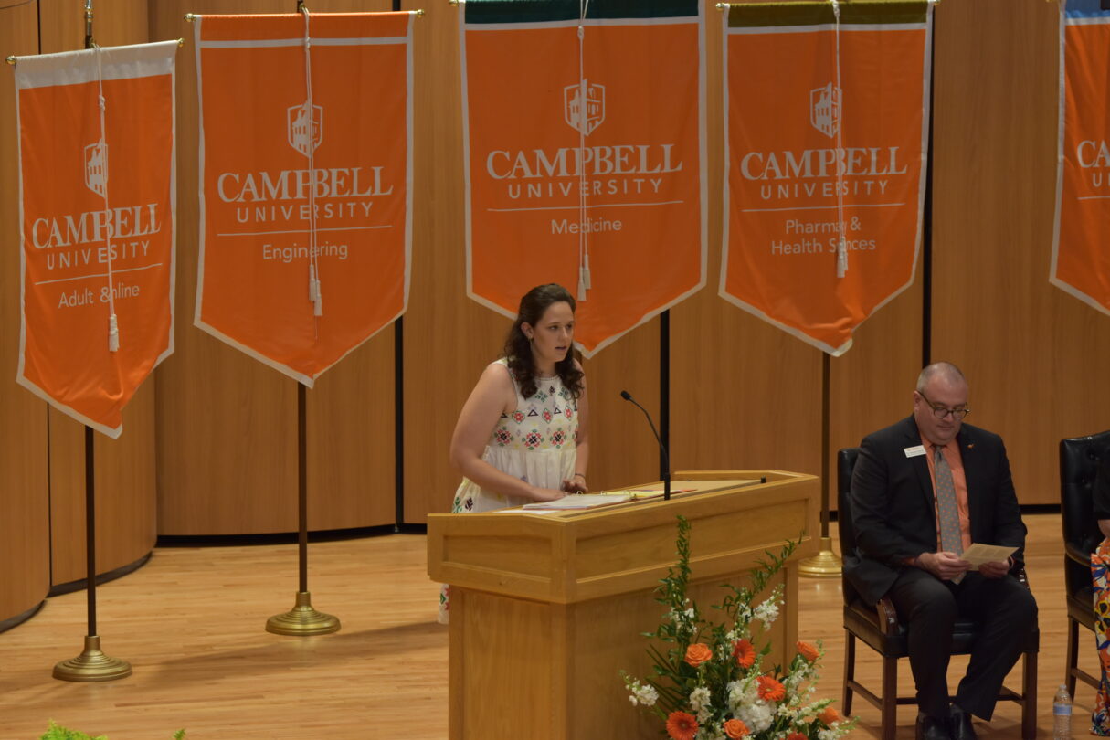 Nursing program honors 47 students in pinning ceremony - News | Campbell University