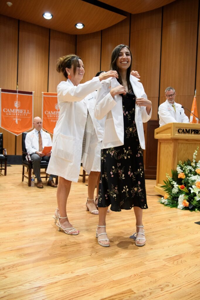 Alumni return to speak at CPHS White Coat Ceremony - News | Campbell ...