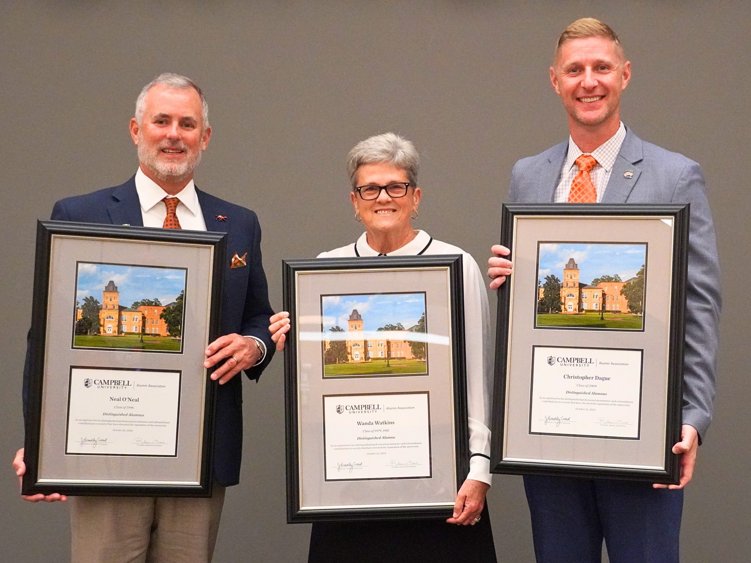 Campbell's newest Distinguished Alumni honored in ceremony - News | Campbell University