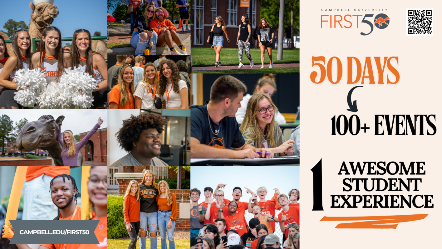First 50 | New Student Convocation - Calendar | Campbell University