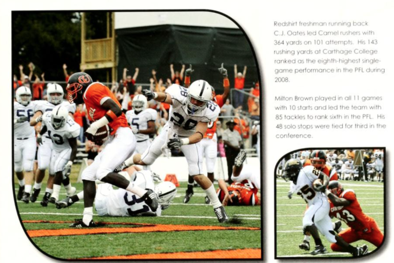 2008: The Fighting Camels take the field for first time in 58 years ...
