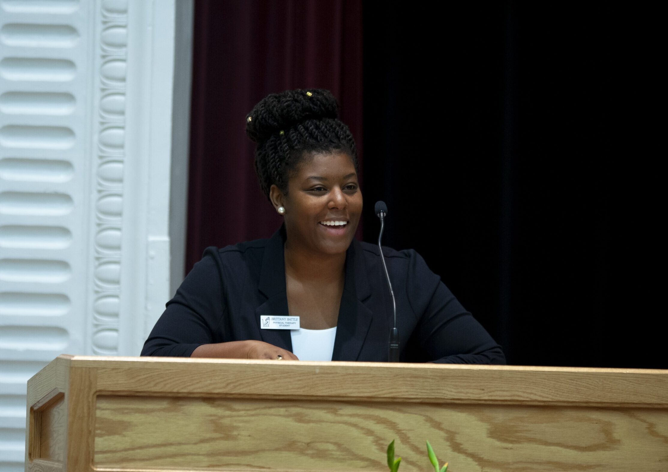 Alumna Brittany Battle utilizes Campbell DPT values to make a positive ...