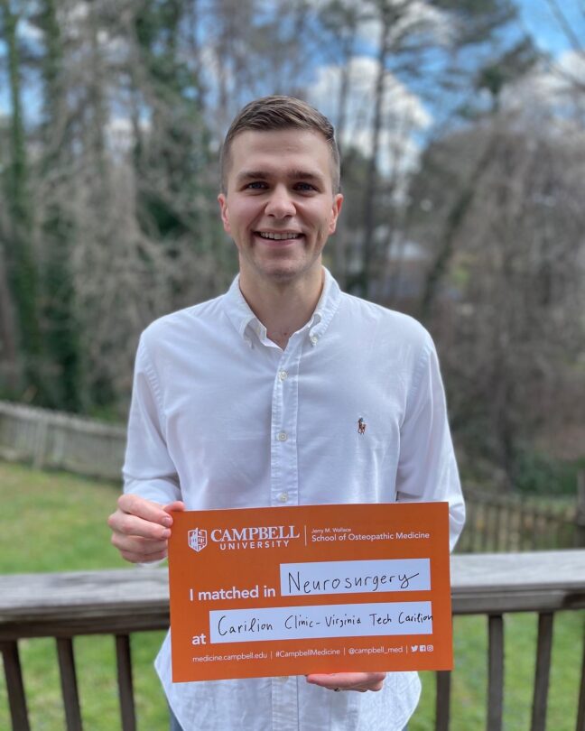 Class of 2022 Spotlight: Cole Sloboda - Blogs | Campbell University