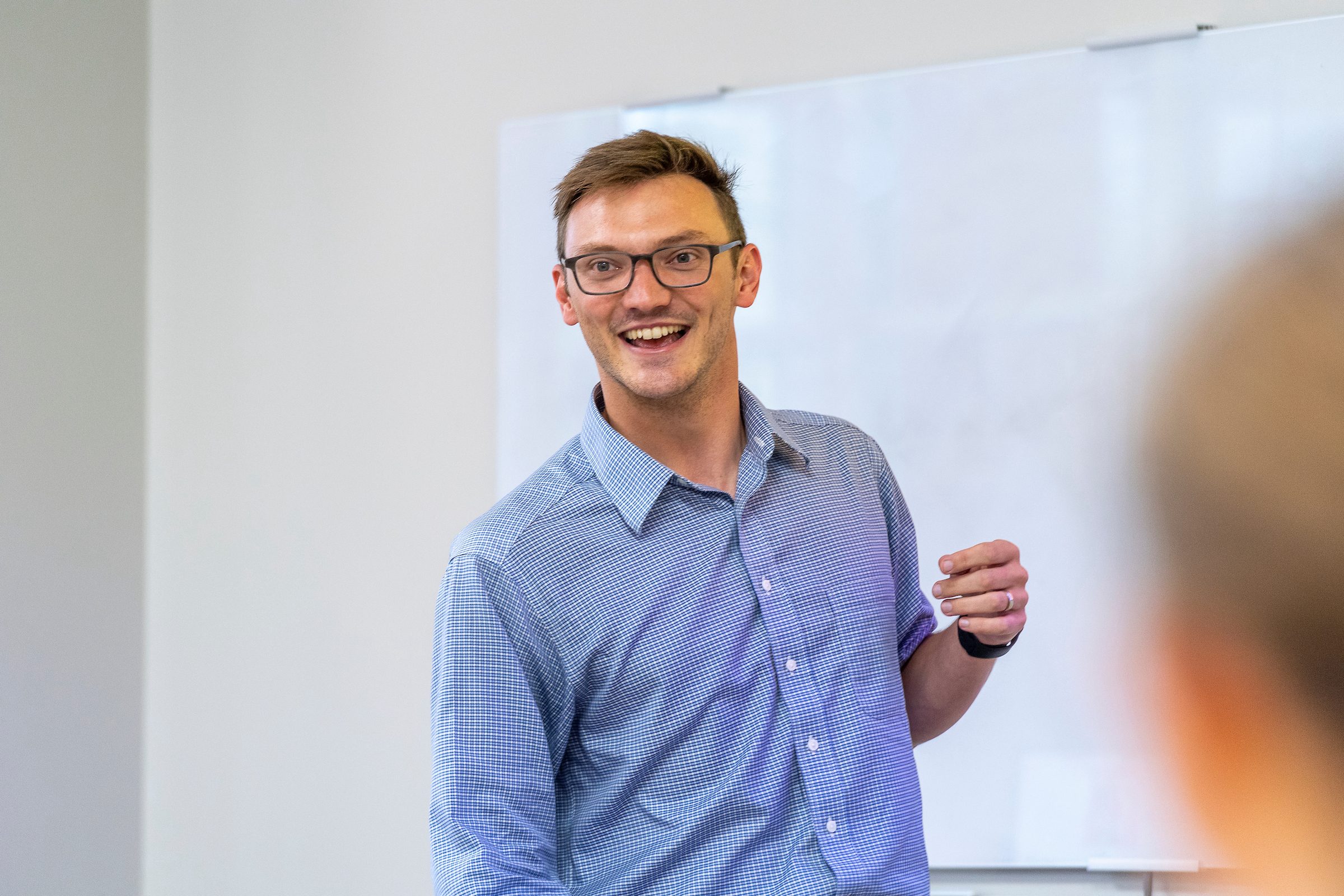 “What do you think when you see him standing all the way over there ...